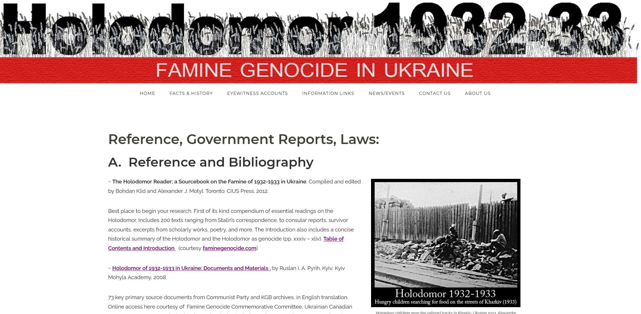 Holodomor Eyewitness Accounts. | MAPA Digital Atlas of Ukraine